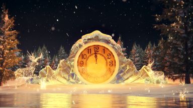 New Year Midnight Countdown (Text Version) | Renderforest