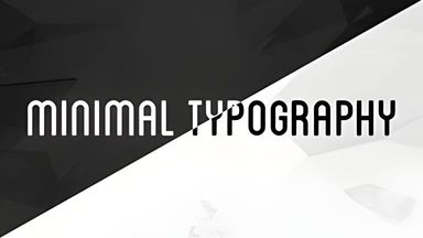 Minimal Typography (30 Seconds) | Renderforest