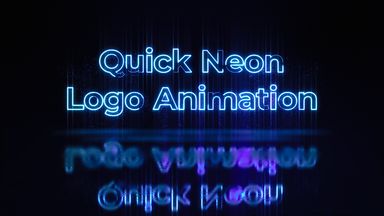 Quick Neon Logo Animation (10 Second Version) | Renderforest
