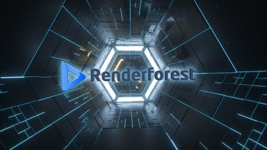 Hi-Tech Tunnel Logo Reveal (7 Second Version) | Renderforest