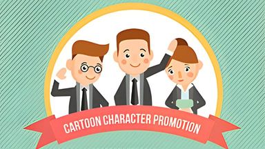 Cartoon Character Promotion (60 second version / 5 Placeholders ...