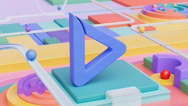 Kinetic Balls Logo Reveal (Widescreen Version / 8 Seconds) | Renderforest