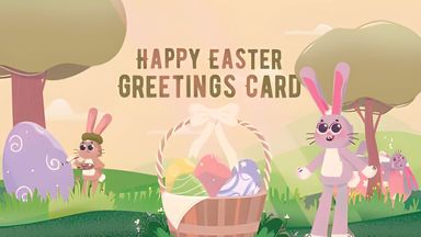 Happy Easter Greetings Card (15 Second Version) | Renderforest