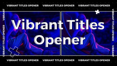 Vibrant Titles Opener (Widescreen Version / 15 Seconds) | Renderforest