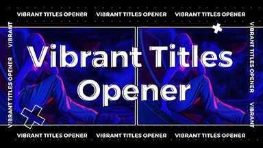 Vibrant Titles Opener (Portrait Version / 30 Seconds) | Renderforest