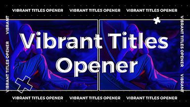 Vibrant Titles Opener (Portrait Version / 15 Seconds) | Renderforest