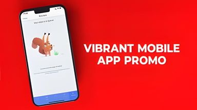 Vibrant Mobile App Promo (Portrait | 15 Seconds) | Renderforest