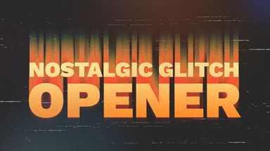 Opener de Glitch Nostálgico (Portrait | 30 Seconds) | Renderforest