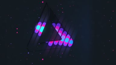 LED Visualizer Logo Reveal (Square | Text) | Renderforest