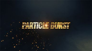 Particle Burst Logo Reveal (Square | Text) | Renderforest