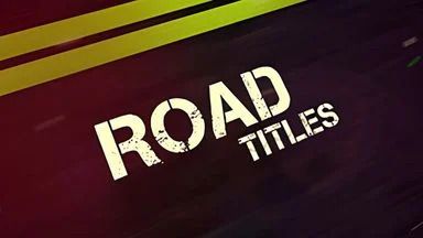 Road Titles (30 Seconds) | Renderforest