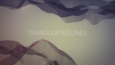 Triangulated Lines Kinetic Typography (60 Seconds) | Renderforest