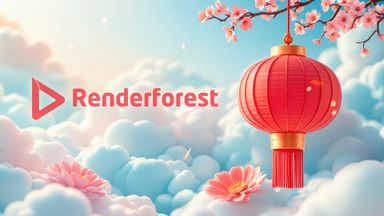 ブルーミー春節イントロ動画 (Square) | Renderforest