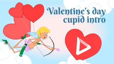 Valentine's Day Cupid Intro (Portrait) | Renderforest