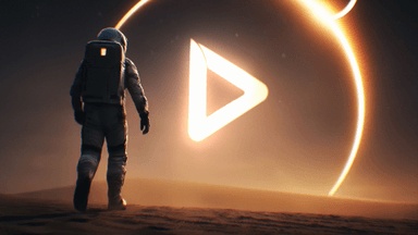 Mystic Space Walker Intro (Square) | Renderforest