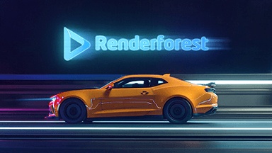 Auto-Geschwindigkeitsstrecke Intro (Portrait) | Renderforest