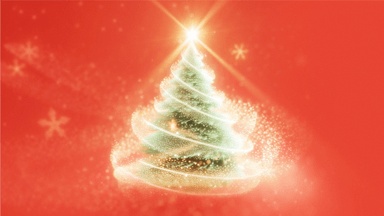 Sparkling Xmas Tree Intro (Square) | Renderforest